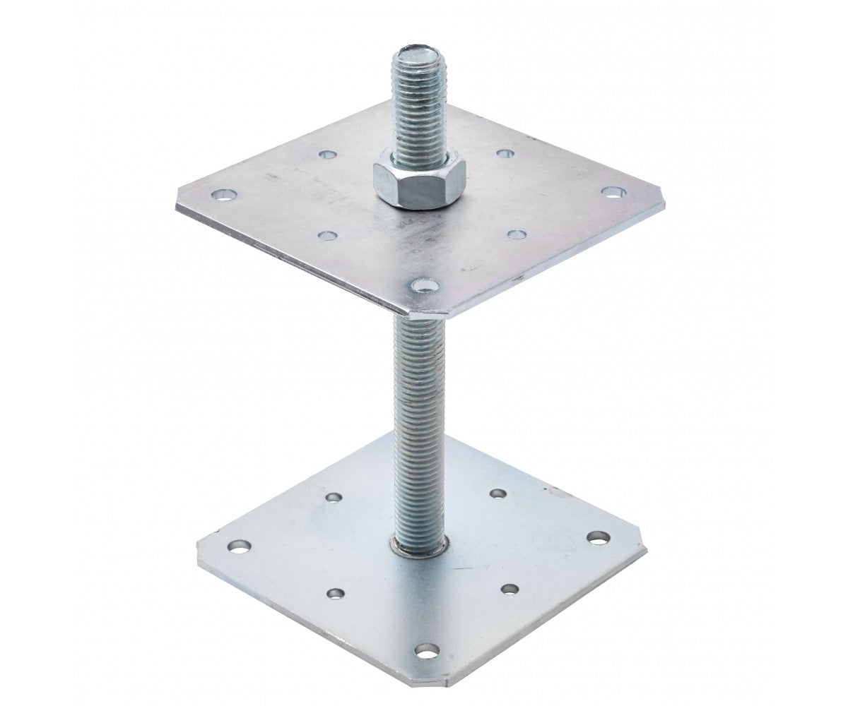 Heavy Duty Adjustable Bolt Down Post Support 80mm 110mm M24 250mm ...